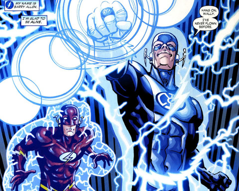 blue lantern flash comic