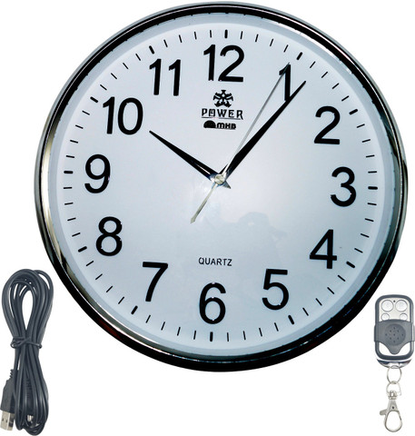 wall clock with hidden camera