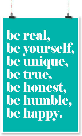 be unique be yourself