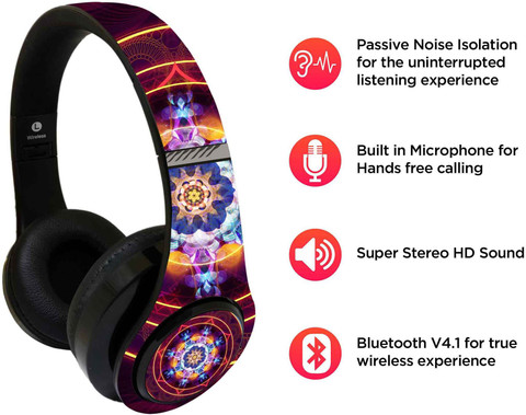 psychedelic headphones