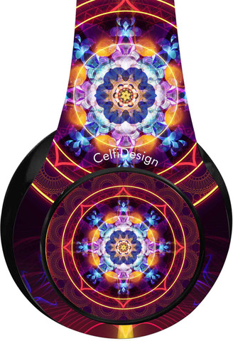 psychedelic headphones