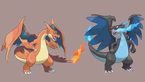 mega charizard anime