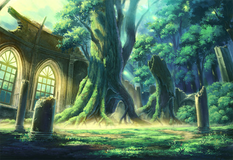 forest background anime
