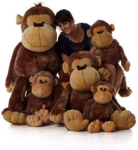 big monkey soft toy