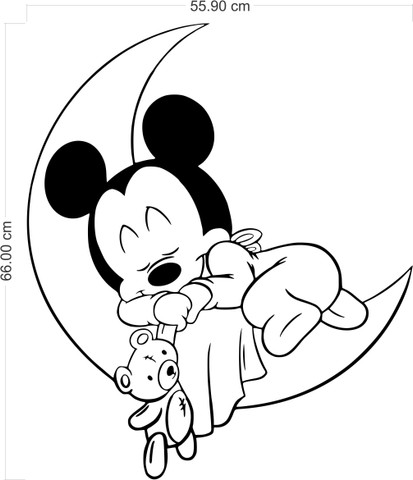 mickey mouse sleeping