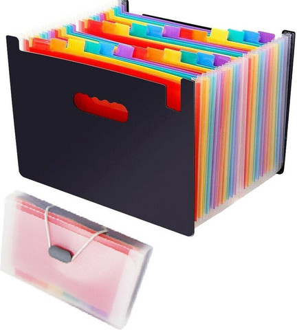 plastic box folder a4