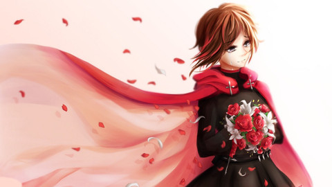 rwby wallpaper ruby rose