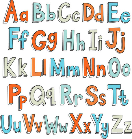 small alphabet chart printable