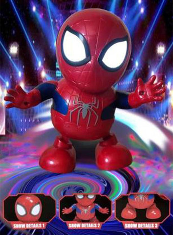 spiderman toy dancing