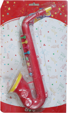 red saxophone toy