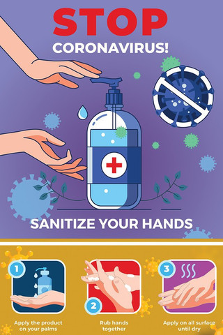keep your hands clean poster