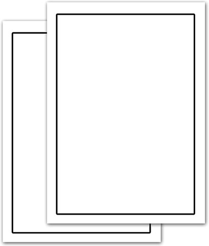 a4 sheet border design