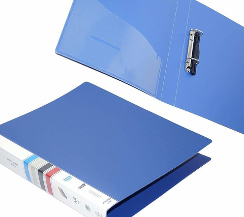 Flipkart.com | MORAVLA Plastic File Folder 2D Ring Binder Box Board ...