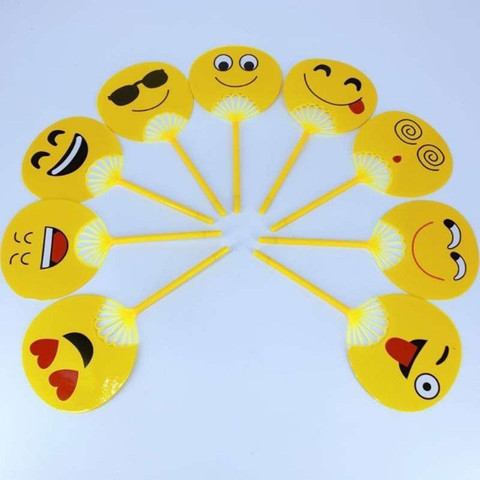 smiley face fan