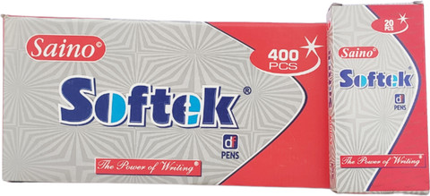 saino Softek Ballpen Packs of 20 Ball Pen - Buy saino Softek Ballpen ...