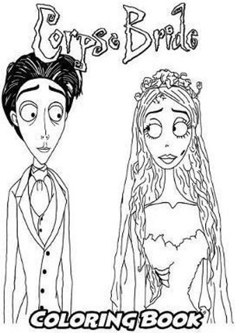 corpse bride coloring book