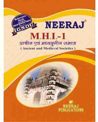 IGNOU MHI-1 Ancient And Medieval Societies (Including Solved Question ...
