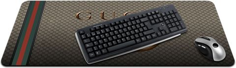 Ryca Gucci Logo HD Wallpaper Design High Resolution Desk Pad With Non ...
