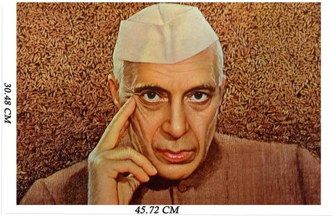 Jawaharlal Nehru Sticker Poster|Nehru Poster|Poster For Home Decoration ...