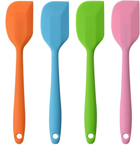 plastic mixing spoon