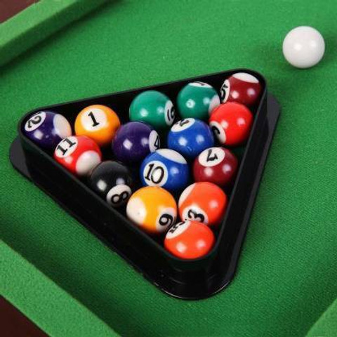 table top pool balls
