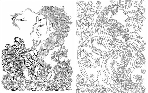 adult coloring book hard pages for adults