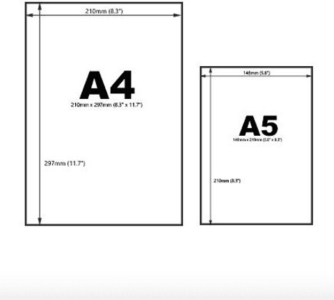 a5 paper size