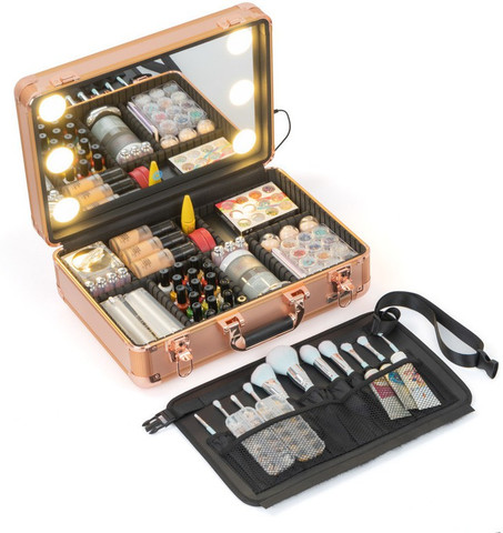 makeup suitcase box