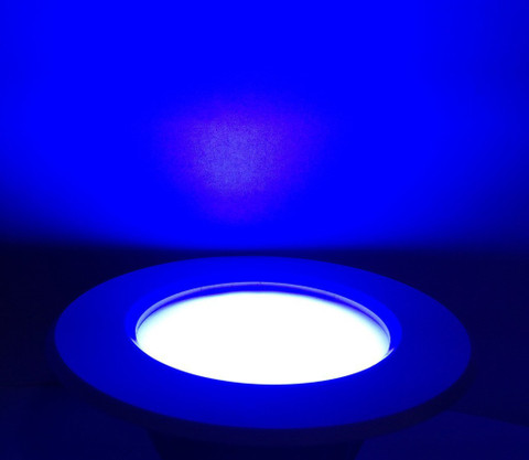 blue led ceiling lights