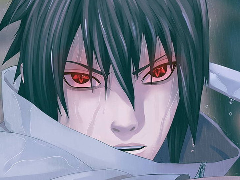 sharingan sasuke face