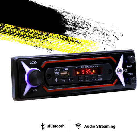 JBRIDERZ JB-2030 Red BLUETOOTH/USB/SD/AUX/FM/MP3 Car Stereo ( Single ...