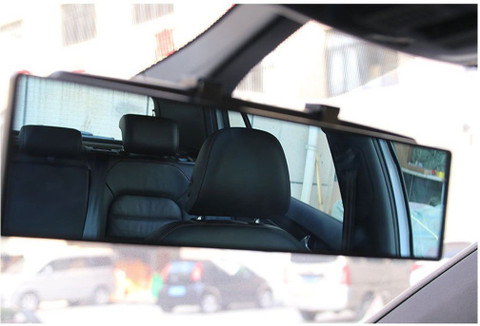 inside car view mirror