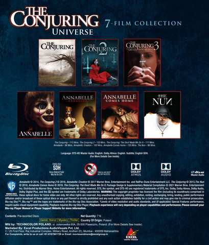 the conjuring blu ray set