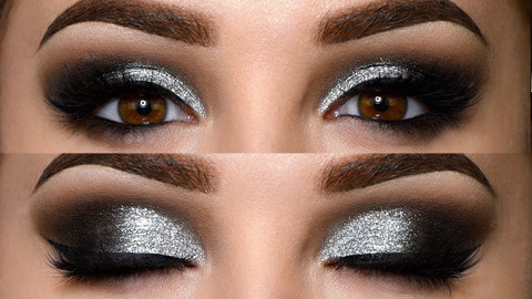 silver eyeshadow liquid