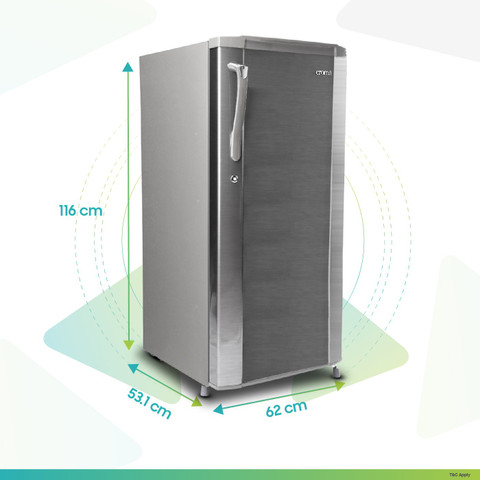 Croma 190 L Direct Cool Single Door 2 Star Refrigerator Online at Best ...