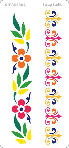 simple border stencils