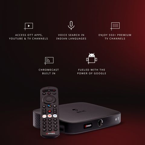 Airtel Xstream Box |Android TV Box| 1M HD Entertainment |Standard ...