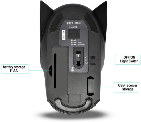 black panther computer mouse
