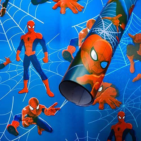 spiderman gift wrap