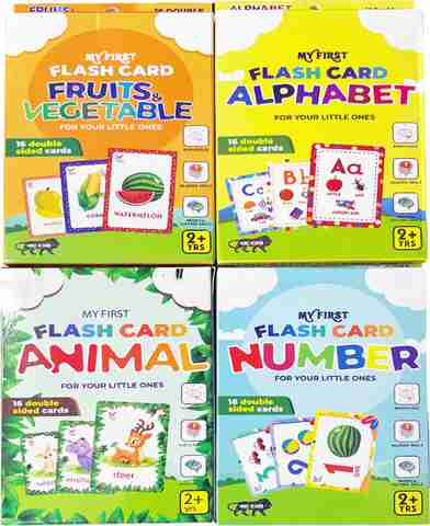 ATSolutions Flash cards, Fruits , Numbers , Animals ,Alphabet,(128pics ...