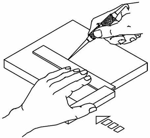 tri square tool drawing