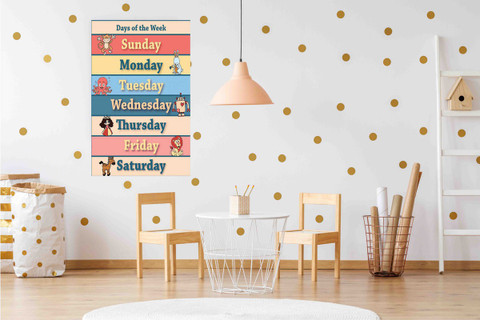 this week wall sticker