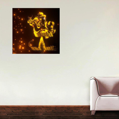 Jyotiwallsticker 61 cm HD lakshmi narayan bhagwan Poster Self Adhesive ...