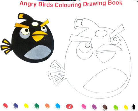 angry birds coloring book