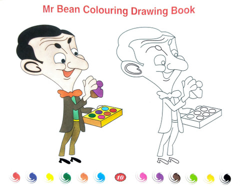 mr bean coloring book