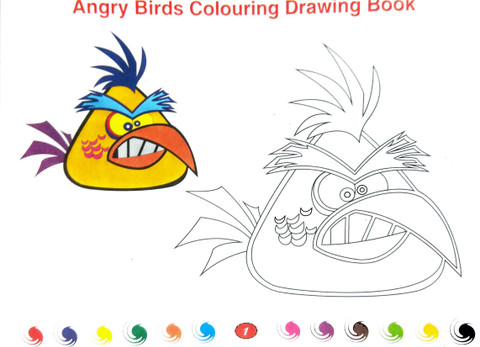 angry bird coloring book
