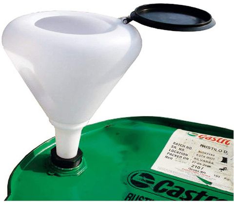 Groz Smart Funnel with Dust Cap, Ideal for use with Engine Oil, Diesel ...