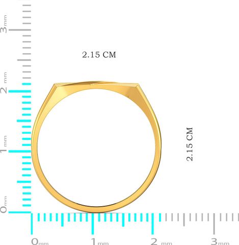 Joyalukkas Dashing Bold Designer 22kt Yellow Gold ring Price in India ...