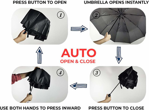 open close button umbrella