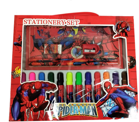 spiderman drawing set